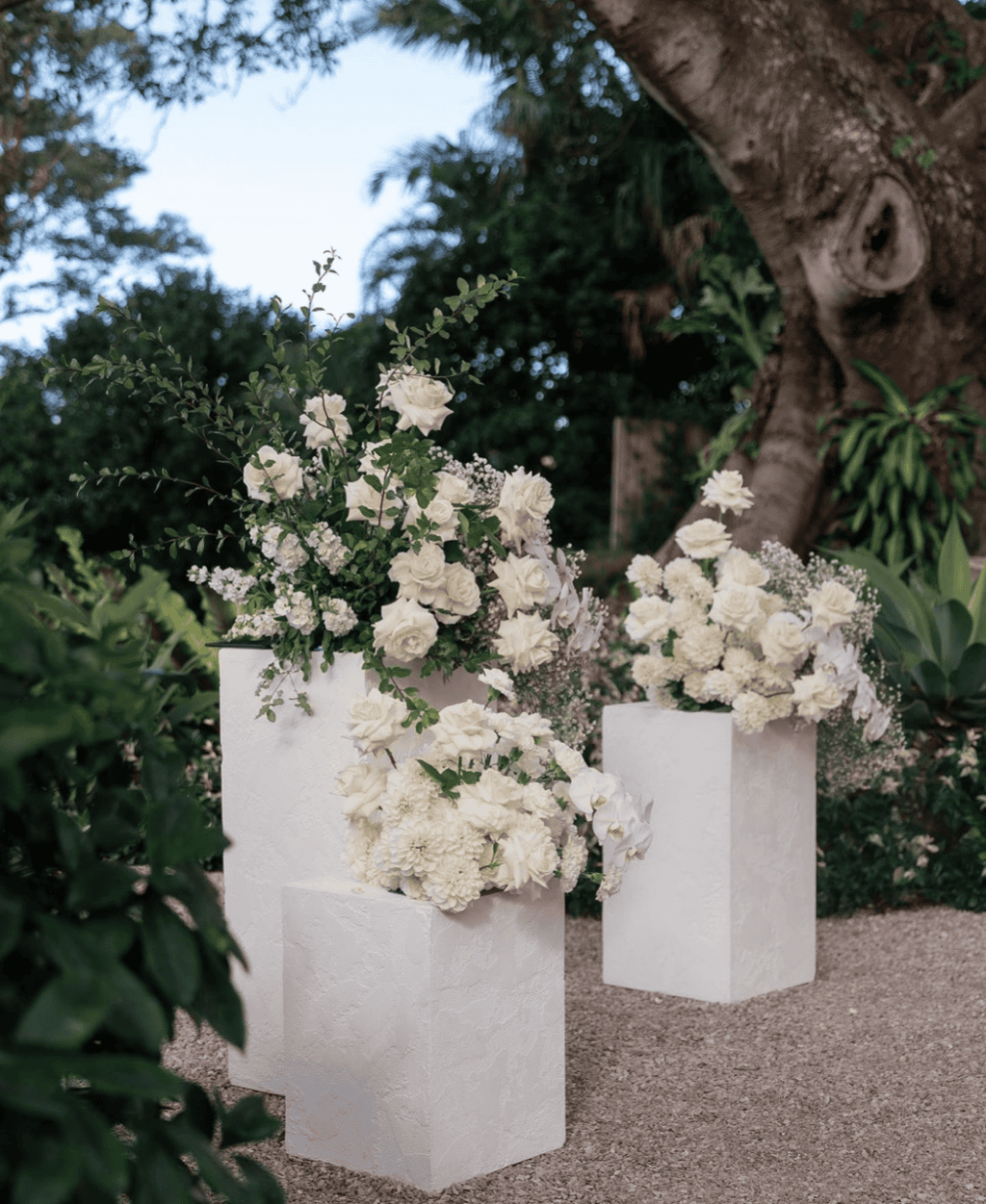 Pedestal l White Square | Arctic Fox Events Products for Hire