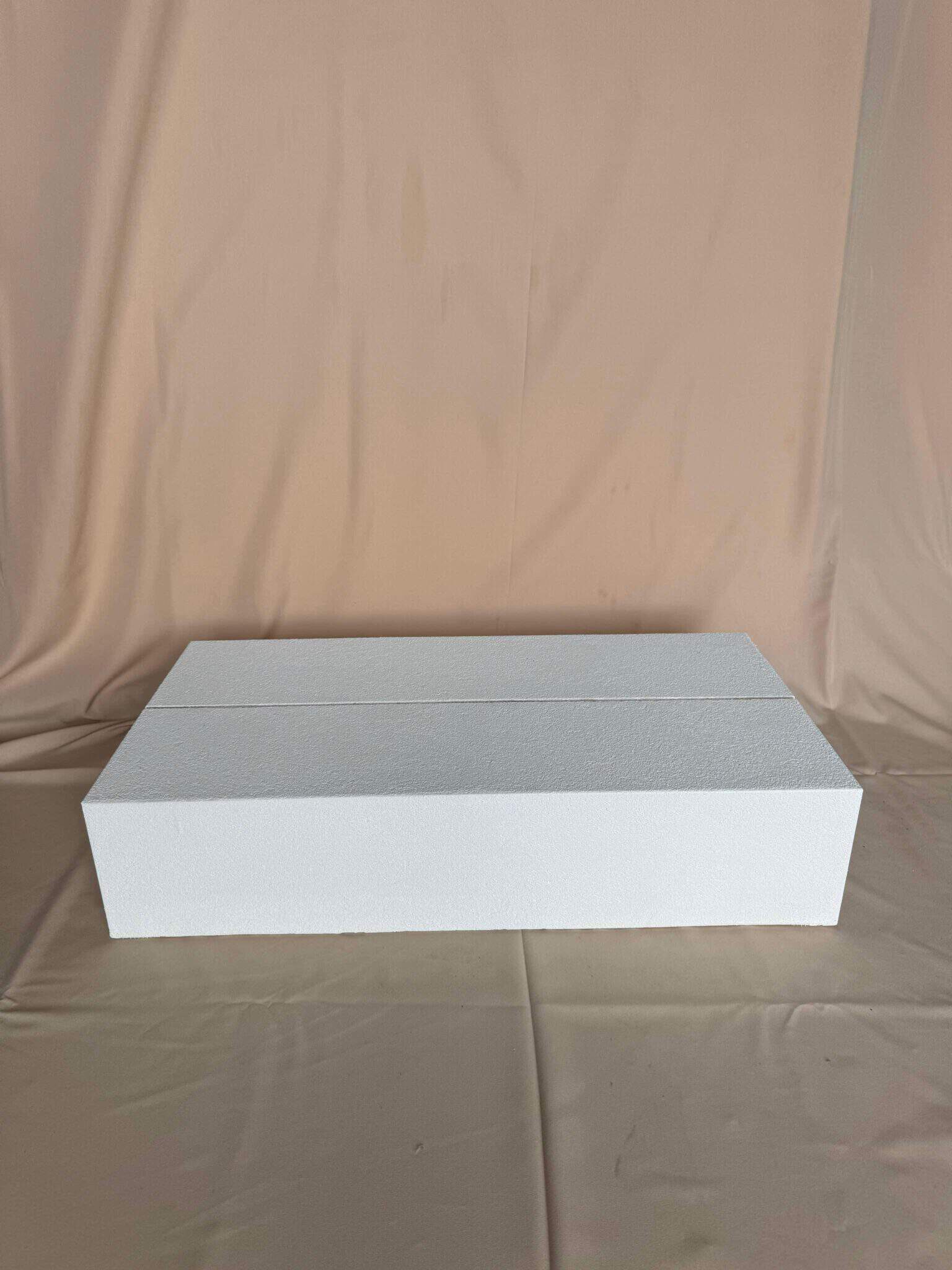 Textured White Signage Base Double | Arctic Fox Products for Hire